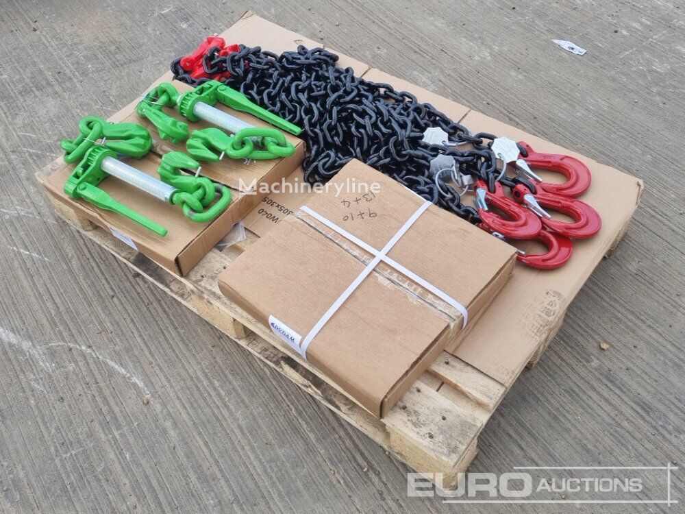 Prodaje se 13mm Grade 80 Load Lashing Kit 4X3M Chains & 4X13mm Folding Hand lanac za podizanje na aukciji