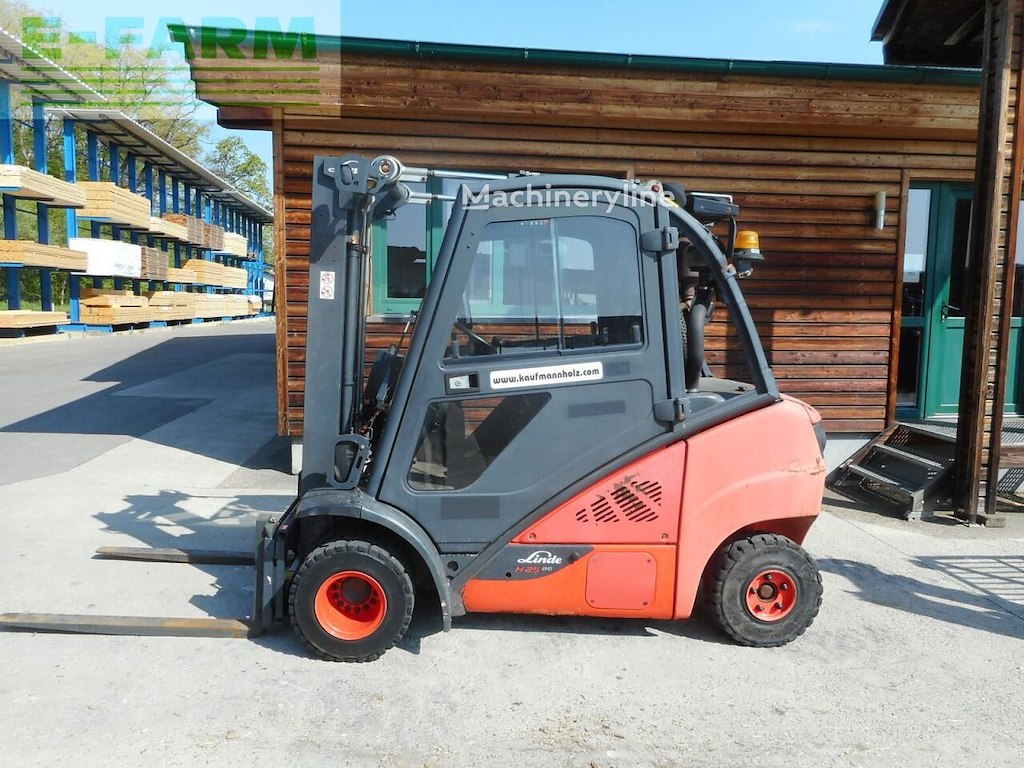 Linde h25d-02 evo triplex ss 4.kreis zwillingsreifen dizel viljuškar