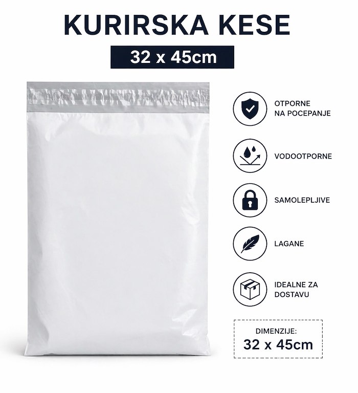 Kurirska kesa 32x45cm 100komada