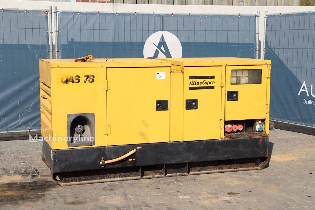 Prodaje se Atlas Copco QAS 78 diesel generator na aukciji
