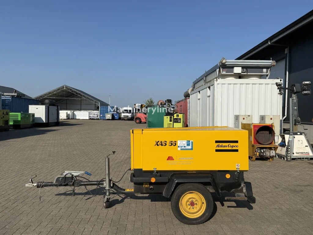 Atlas Copco XAS 56 Deutz 3 m3 / min 22.5 kW 7 Bar Mobiele Diesel Compressor mobilni kompresor