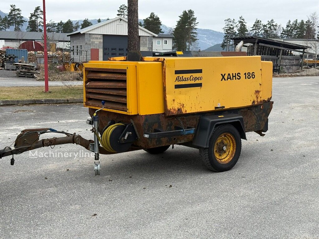 Prodaje se Atlas Copco XAHS 186 kompressor - 12 bar -lavt timetall - rep objekt mobilni kompresor na aukciji