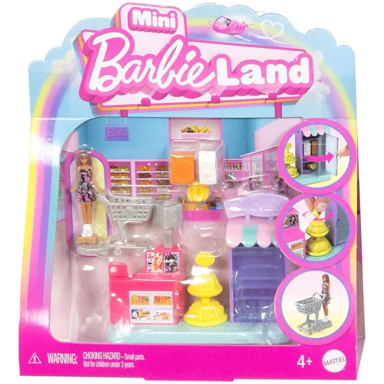 Barbieland mini supermarket set