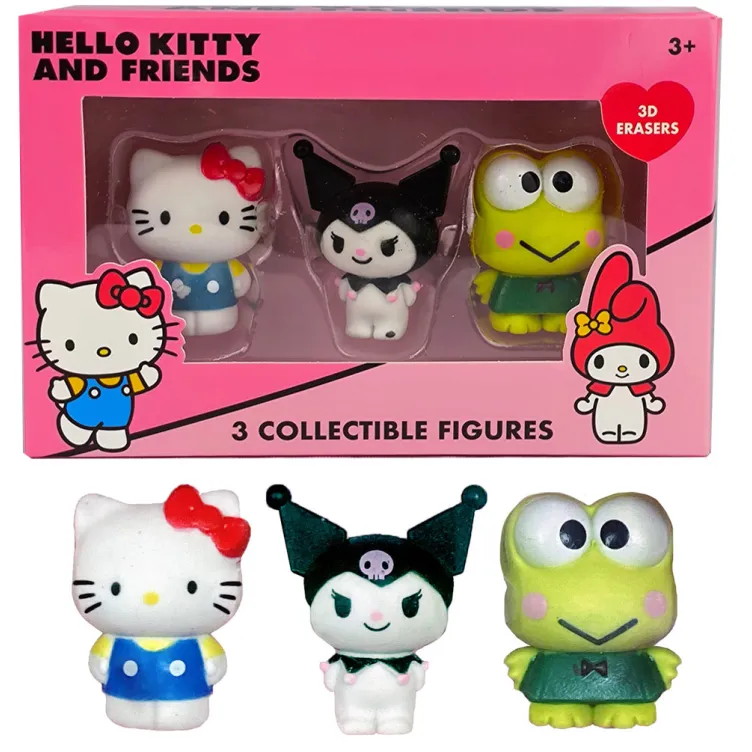 Hello Kitty and Friends set sa 3 figure gumice
