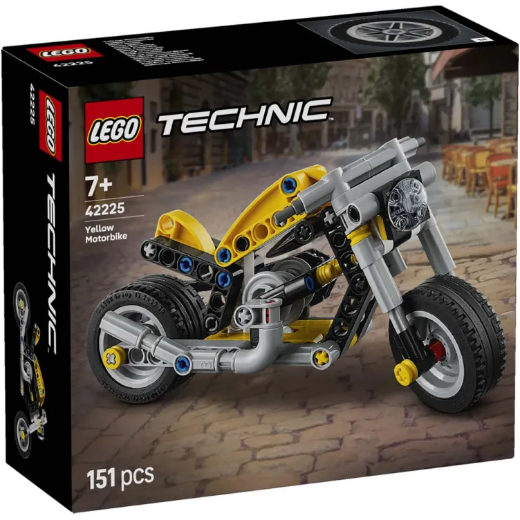 LEGO TECHNIC zuti motocikl