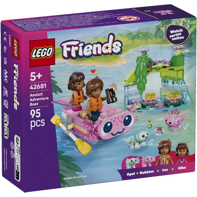 LEGO FRIENDS Aksolotl-čamac za avanturu