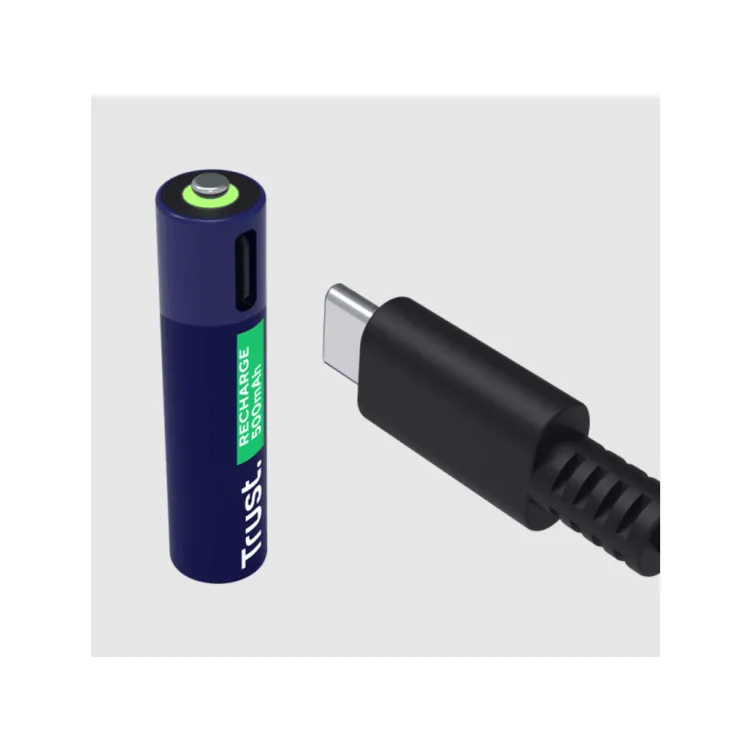 Punjive baterija TRUST USB-C 2P - AAA/2 kom/ crna