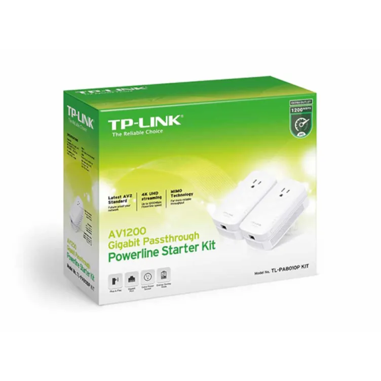 Powerline adapter TP-LINK TL-PA8010P KIT/AV1000/MU-MIMO