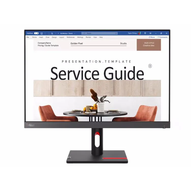 Monitor LENOVO ThinkVision S24i-30 23.8"/IPS/1920x1080/100Hz/4ms/2x HDMI,VGA
