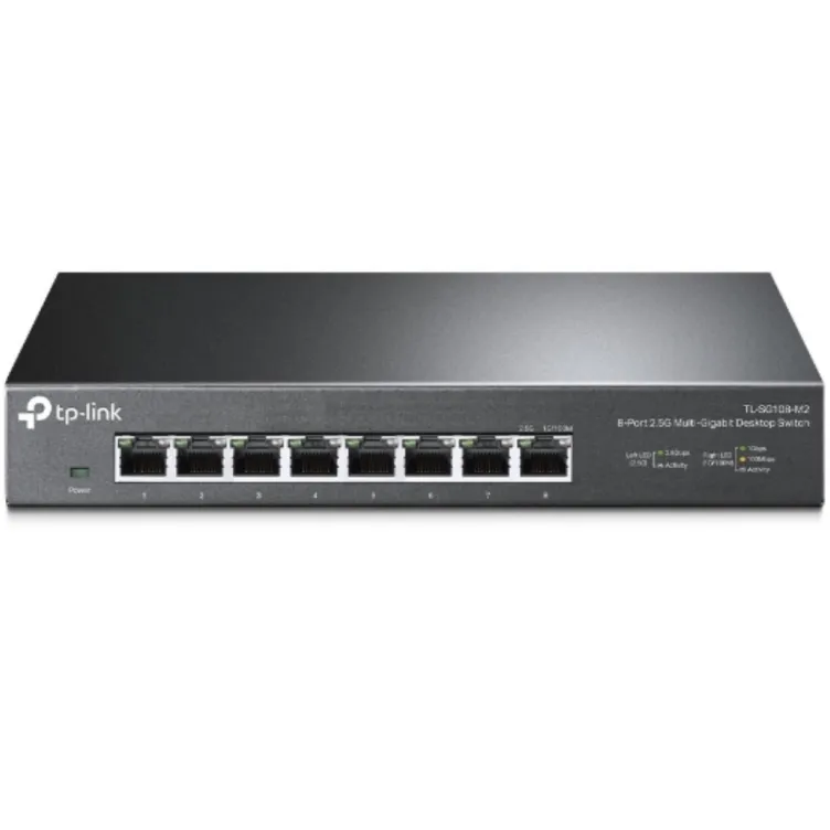 Switch TP-LINK TL-SG108-M2 Gigabit/8xRJ45/100/1Gbps/2,5Gbps/metalno kuciste