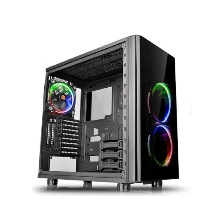 Kucište THERMALTAKE VIEW 31TG Mid Tower/ATX/Micro ATX/Mini ITX/bez napajanja/kaljeno staklo/RGB/crna