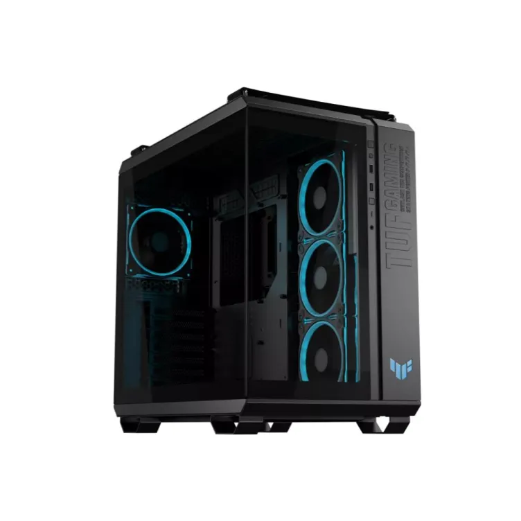 Kucište ASUS TUF GAMING GT502 HORIZON TG Mid Tower/ATX/Micro-ATX/Mini-ITX/kaljeno staklo/ARGB/crna