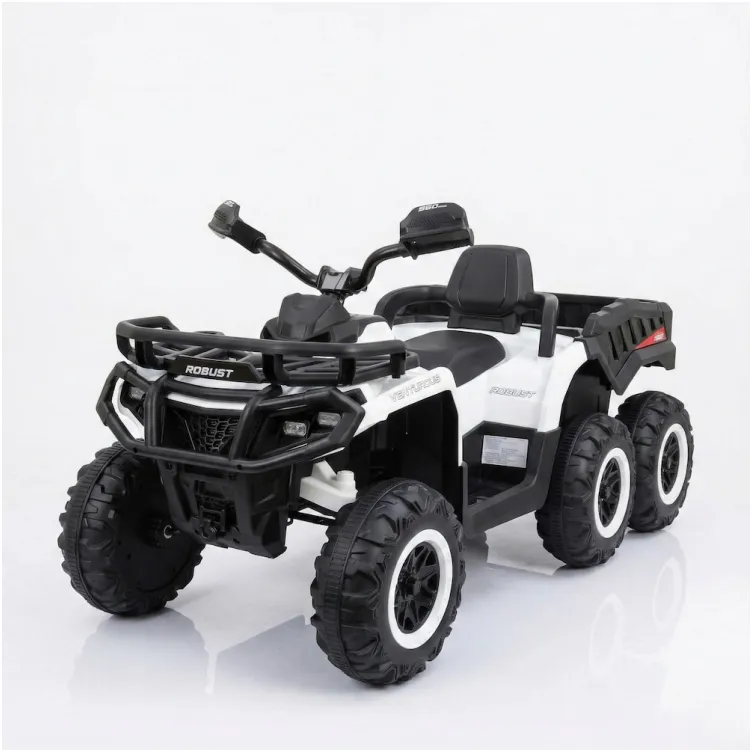 Veliki Off-Road Kvad Robust 4x4 - Beli (SM-26201B)