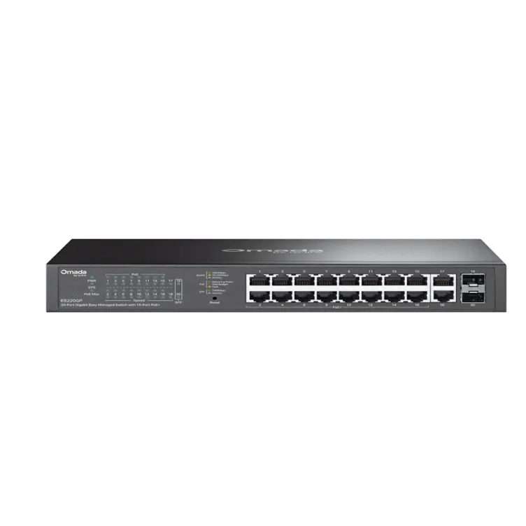 Switch TP-LINK Omada 20-Port Gigabit Easy Managed Switch with 16-Port PoE+