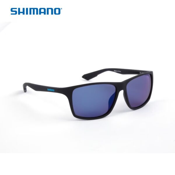 Shimano Naočare Eyewear Technium Matte Black & Blue Mirror