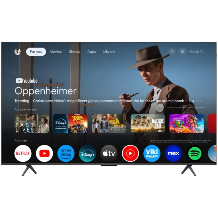 Televizor TCL 55P8K/QLED/55"/4K UHD/144Hz/Google TV/crna