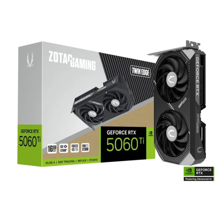 Graficka karta ZOTAC GAMING RTX 5060 Ti Twin Edge NVD/8GB/DDR7/128 bit/crna