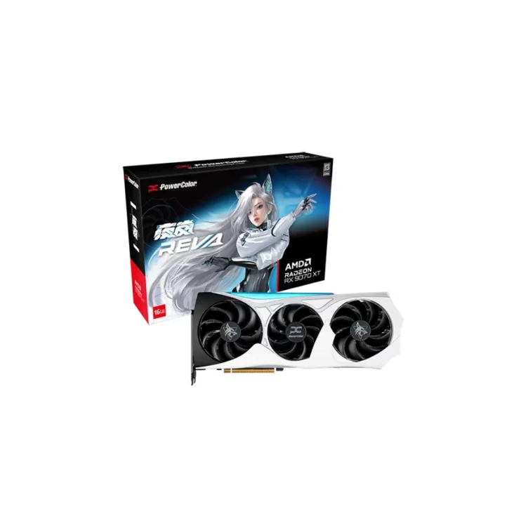 Graficka karta POWERCOLOR RX9070XT 16G-L/OC/REVA AMD/16GB/GDDR6/256bit/crna