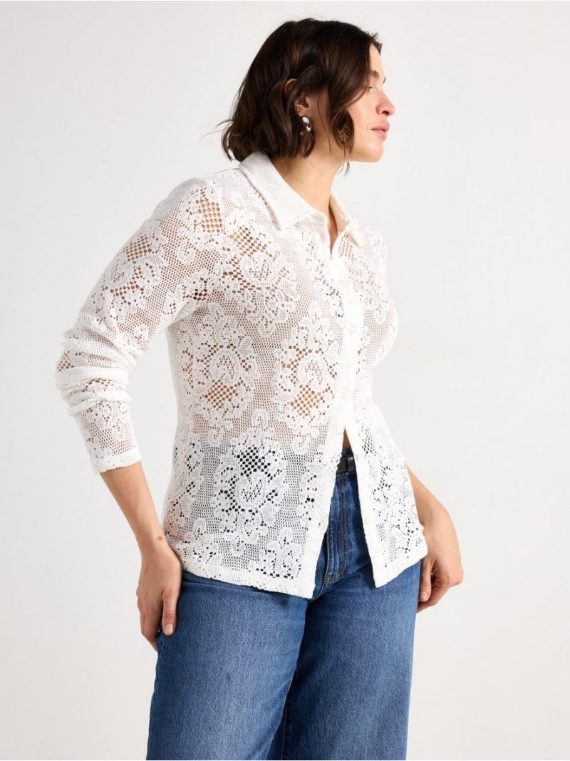 Košulja – Shirt with lace pattern