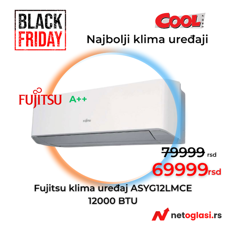 Fujitsu klima uredjaj ASYG12LMCE