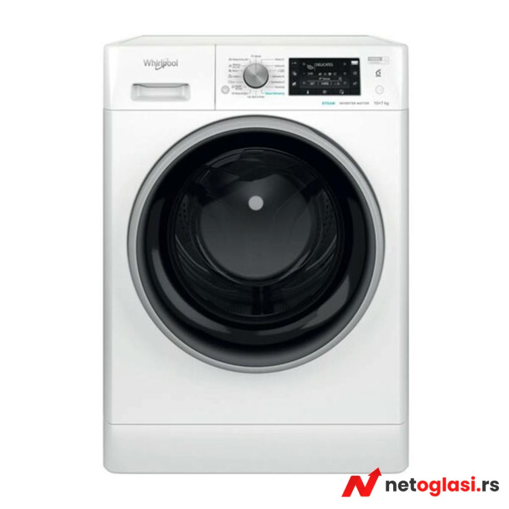 Whirlpool masina za pranje i susenje vesa FFWDD 107426 BSV EE