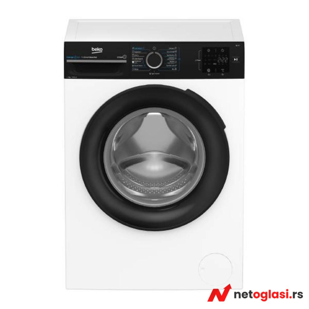 Beko samostojeca ves masina BM3WFSU39413WBPB (9 kg, 1400 rpm)