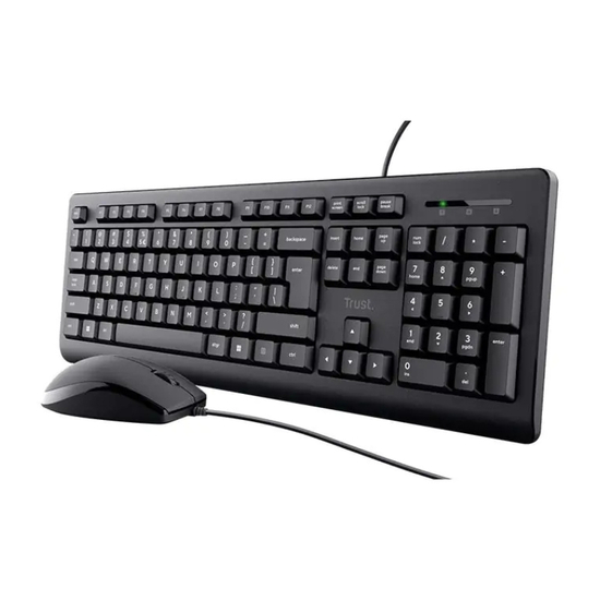 Tastatura + Miš PRIMO SRB, 24384, , Žični set, Crna boja
