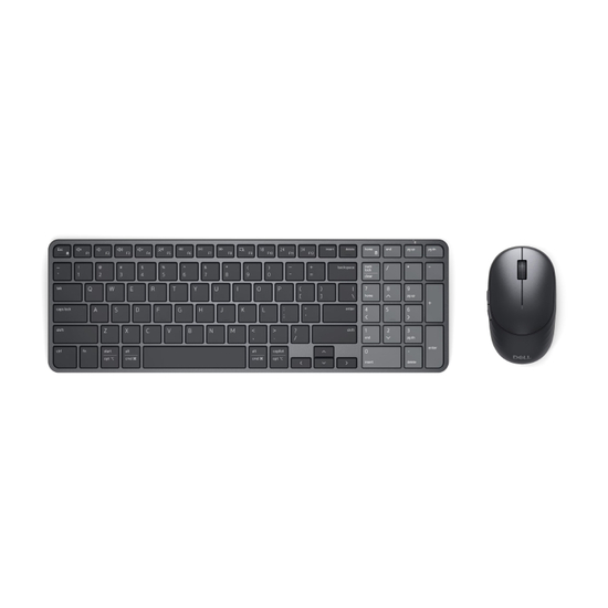 Tastatura + Miš Dell KM5221W PRO Bežični set, Membranska, Crna boja