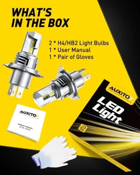 Auxito h4 led sijalice 6500k 13000lm set 60w canbus dd-m6s-h4-a ( AUX044 )
