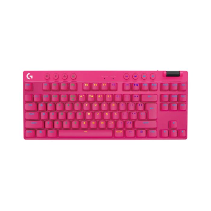Tastatura Logitech G PRO X TKL Lightspeed Wireless Tactile US Pink