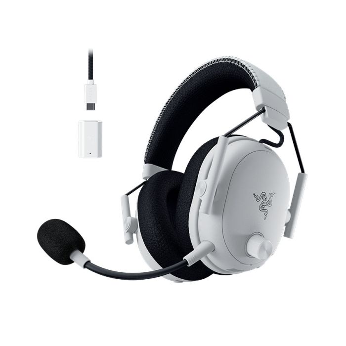 Slušalice Razer BlackShark V3 Pro Gaming Headset / Wireless / Bežične / 7.1 / ANC / 2.4GHz / Bluetooth / White