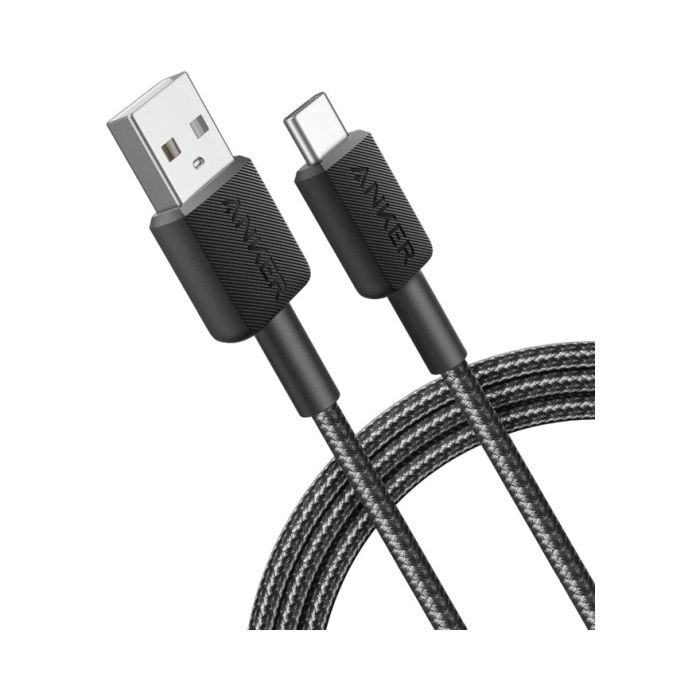 Kabl Anker 322 USB-A na USB-C 1.8m Braided Black