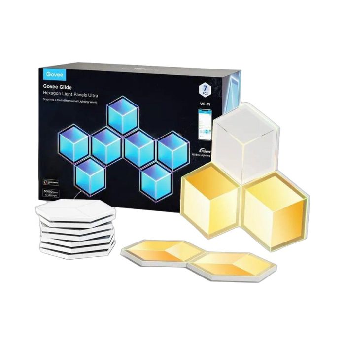 LED osvetljenje Govee Glide Hexagon Light Panels Ultra 7-Pack