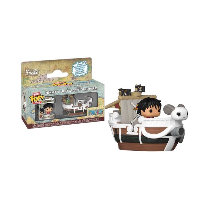 Figura Funko Bitty POP! Ride One Piece - Going Merry with Luffy