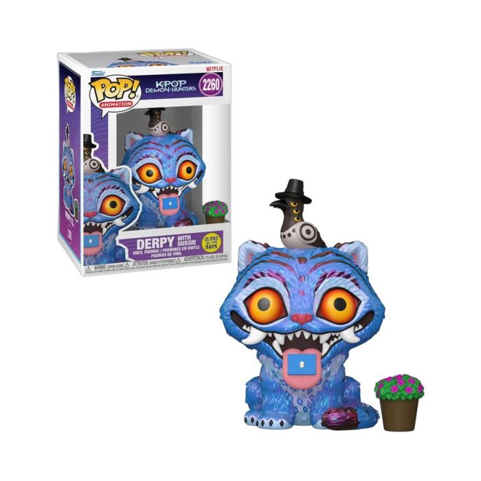 Figura Funko POP! Animation: KPOP Demon Hunters - Derpy w/Sussie (Glow)