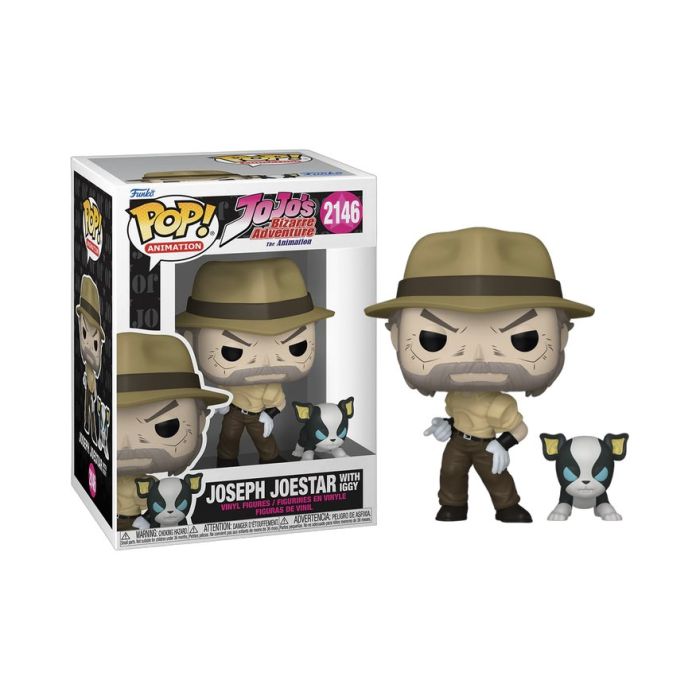 Figura Funko POP! & Buddy: JoJo's Bizare Adventure - Joseph & Iggy