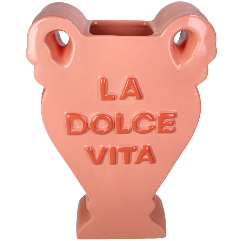 VAZA ZA CVEĆE – Vase La Dolce Vita Dolomite Peach 23×9.5×35.8cm