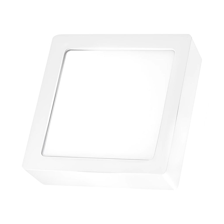 LED PANEL NADGRADNI KVADRATNI 18W BELI 6500K
