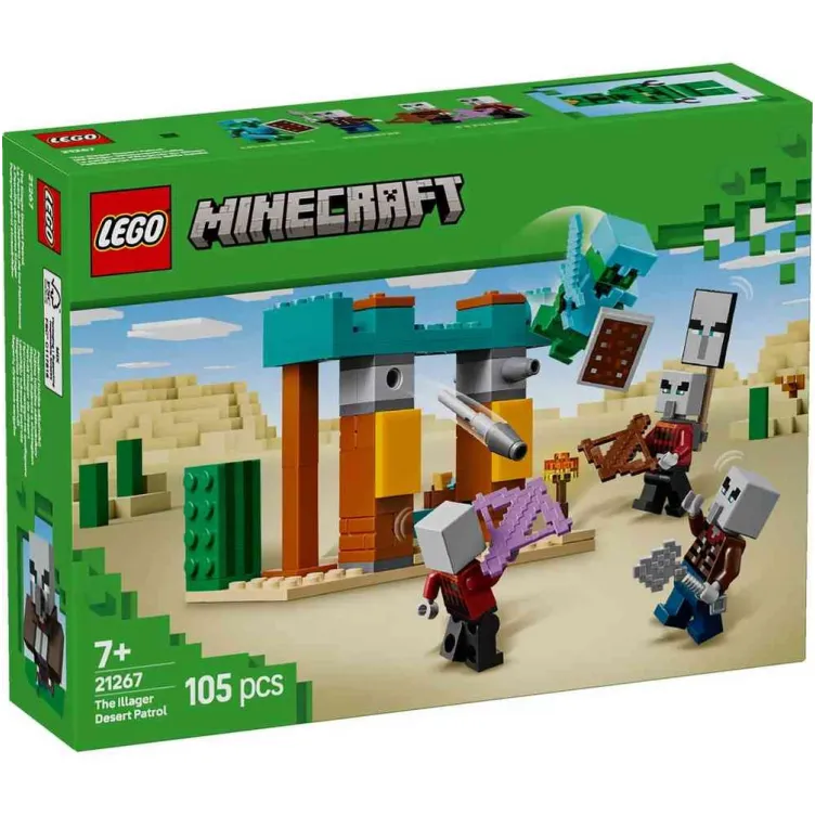 LEGO MINECRAFT Iladžerska pustinjska patrola