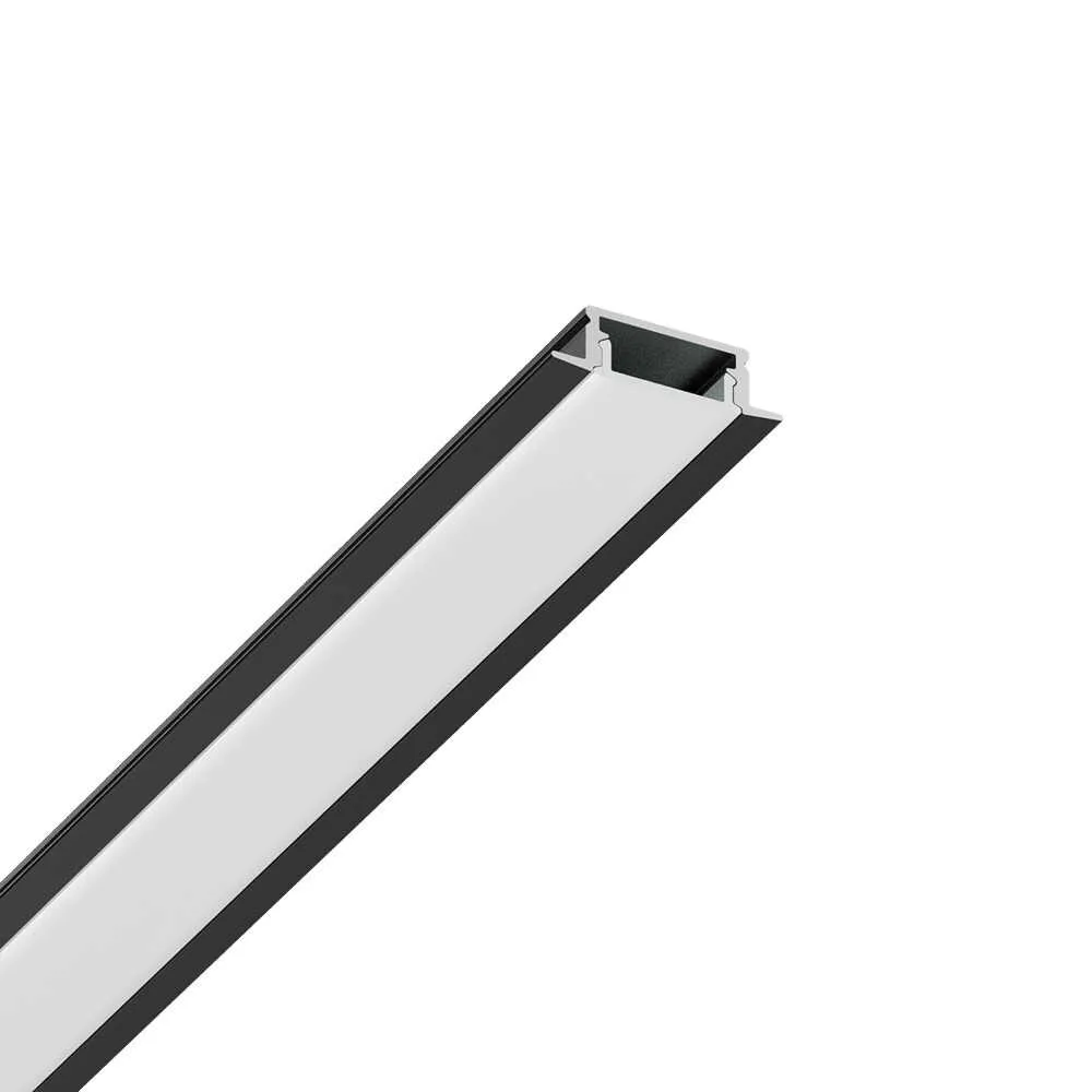 ALUMINIJUMSKI LED PROFIL RC1707 2M CRNI