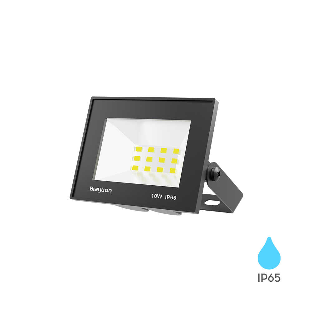 LED REFLEKTOR 10W CRNI 6500K IP65