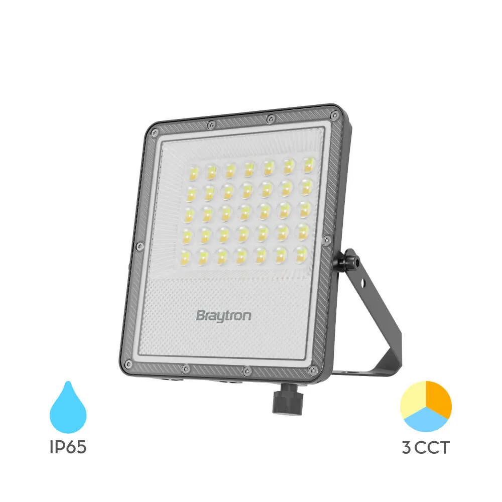 LED REFLEKTOR 30W SIVI CCT IP65