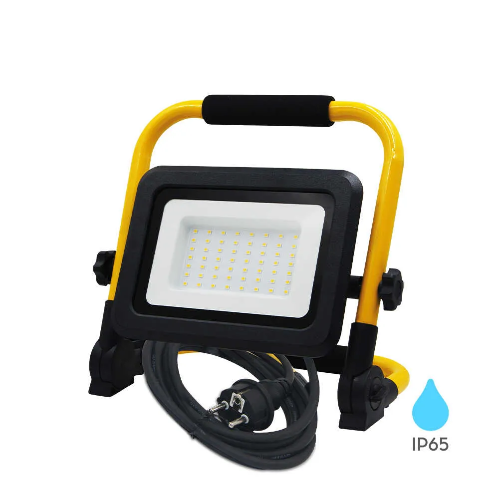 LED RADNO SVETLO 50W CRNI 6500K
