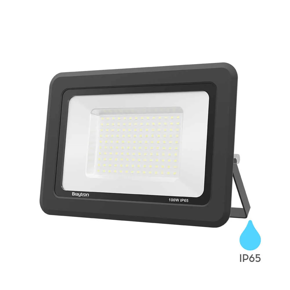 LED REFLEKTOR 100W CRNI 4000K IP65