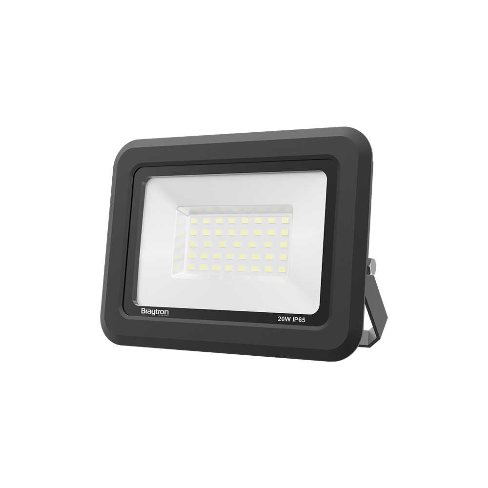 LED REFLEKTOR 20W CRNI 4000K IP65