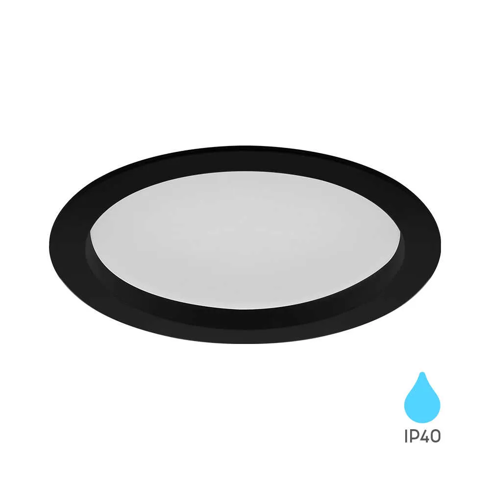 LED DOWNLIGHT 24W CRNI 6500K