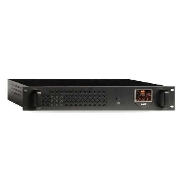 EAST 1200VA/720W 19"/2U rack-mount (dubina samo 350mm) Line-interactive AVR UPS, LCD displej, cold start i auto-restart, LV/OC zaštita baterija, zaštita tel. linije, 4 x IEC-C13 izlaz, RS232, EA_S...