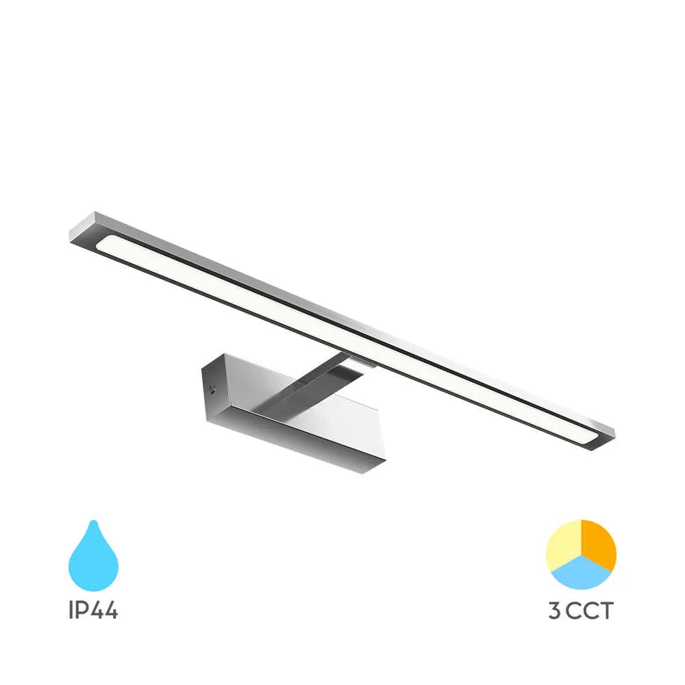 LED LAMPA ZA OGLEDALO 600MM 12W HROM CCT IP44