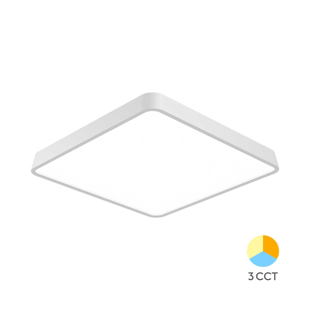 LED PLAFONJERA KVADRATNA 45W BELI CCT
