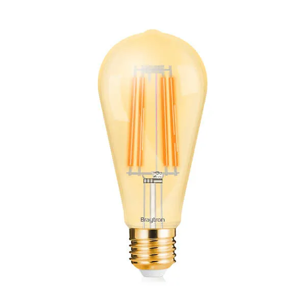 LED FILAMENT SIJALICA ST64 6W E27 AMBER 2200K
